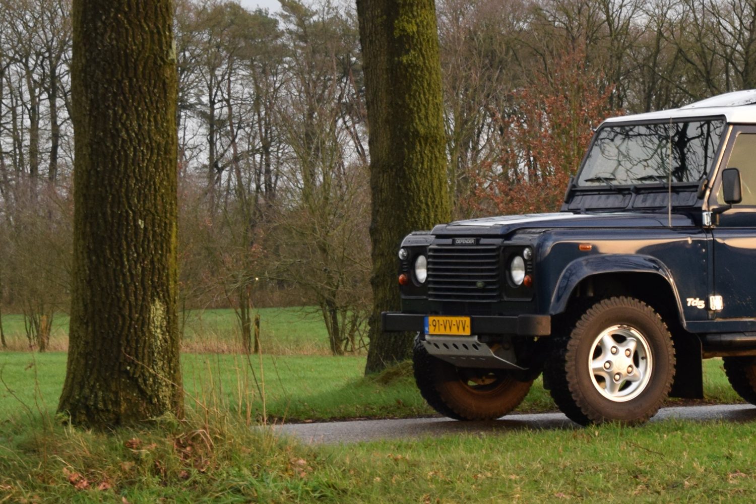 Land Rover Defender 90 TD5 Commercial Hard Top - Oslo Blue Metallic ...